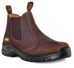 JCB Chelsea Safety Boot - Brown Smooth - Durable & Comfortable - Simon ...