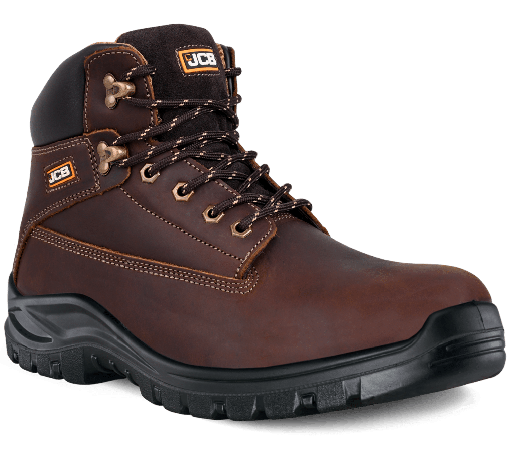 JCB Holton Safety Boot - Brown - Durable & Comfortable - Simon Workwear