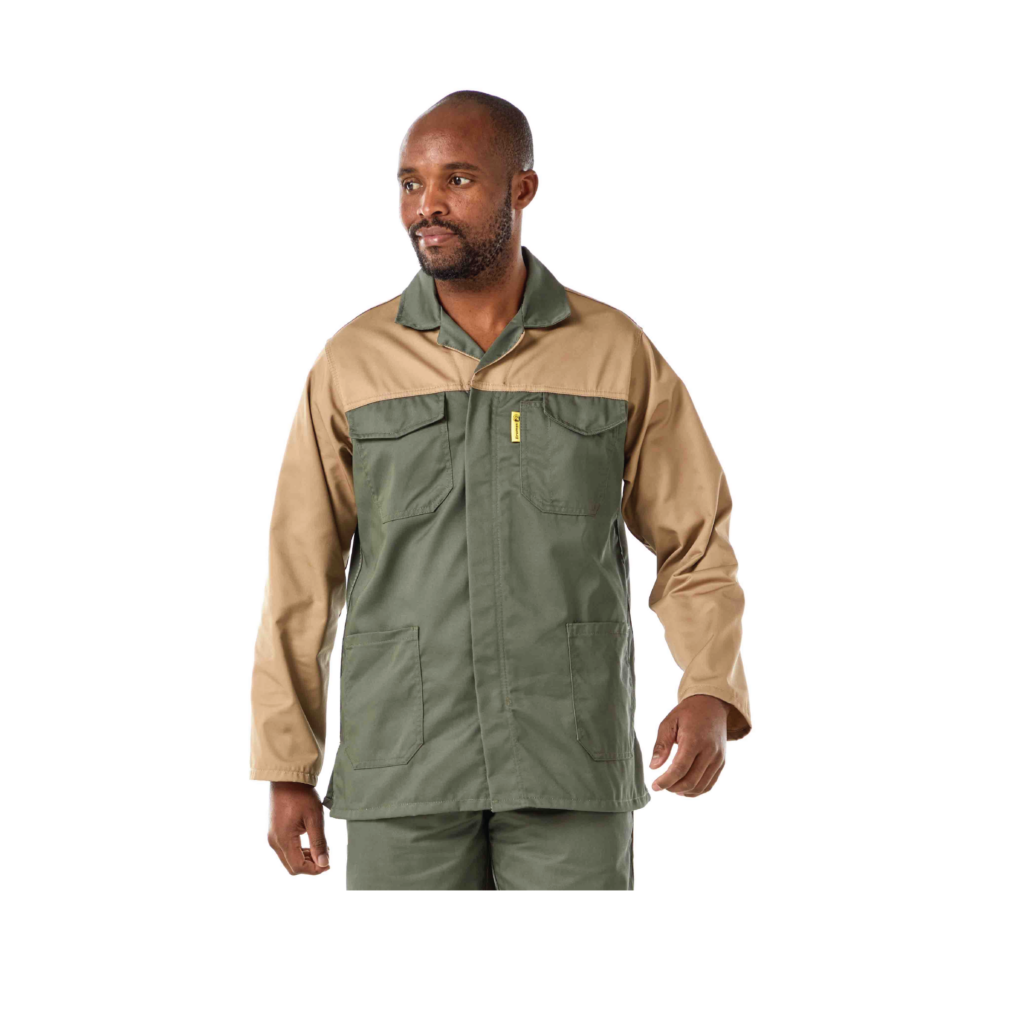 Conti JACKET 65/35 Two Tone Bottle Green/Khaki - Durable & Comfortable