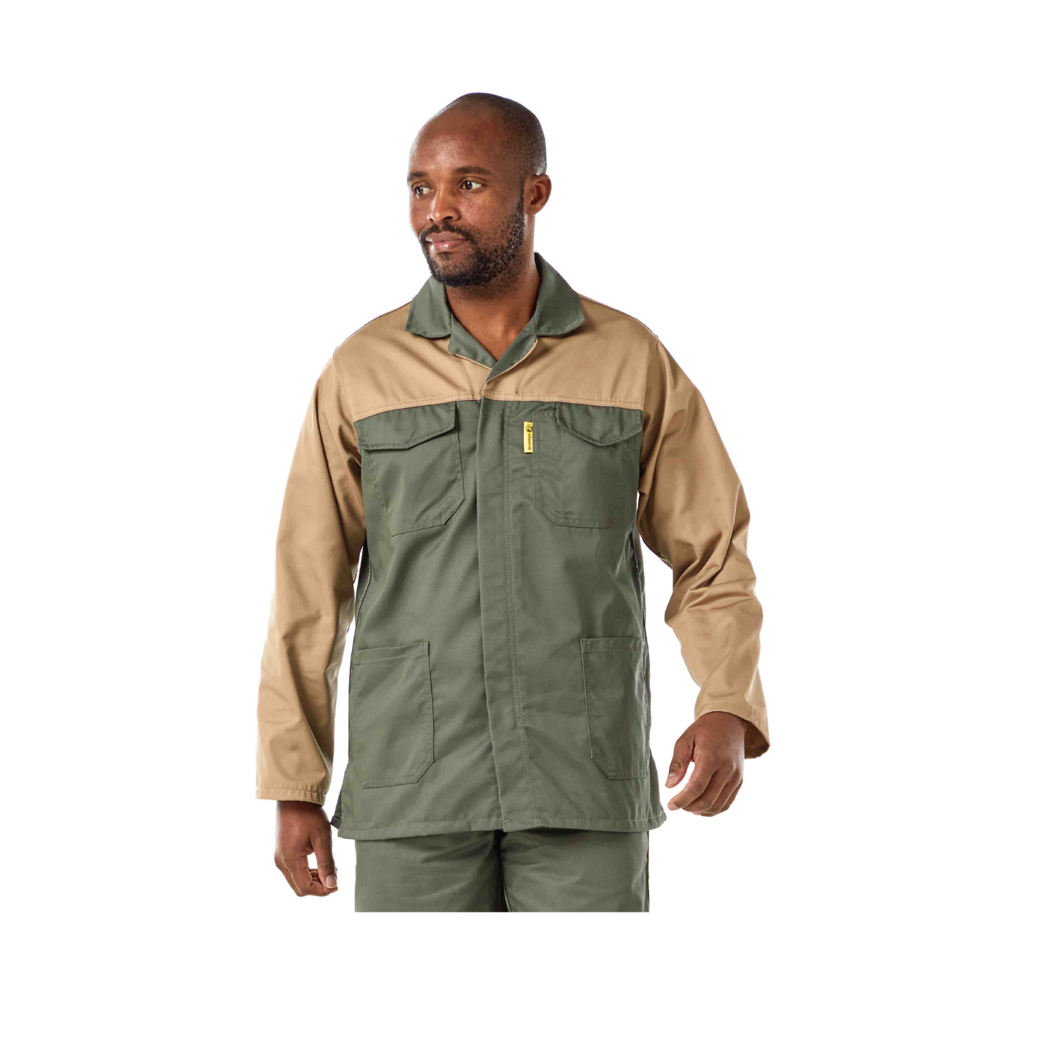 Conti JACKET 65/35 Two Tone Bottle Green/Khaki - Durable & Comfortable