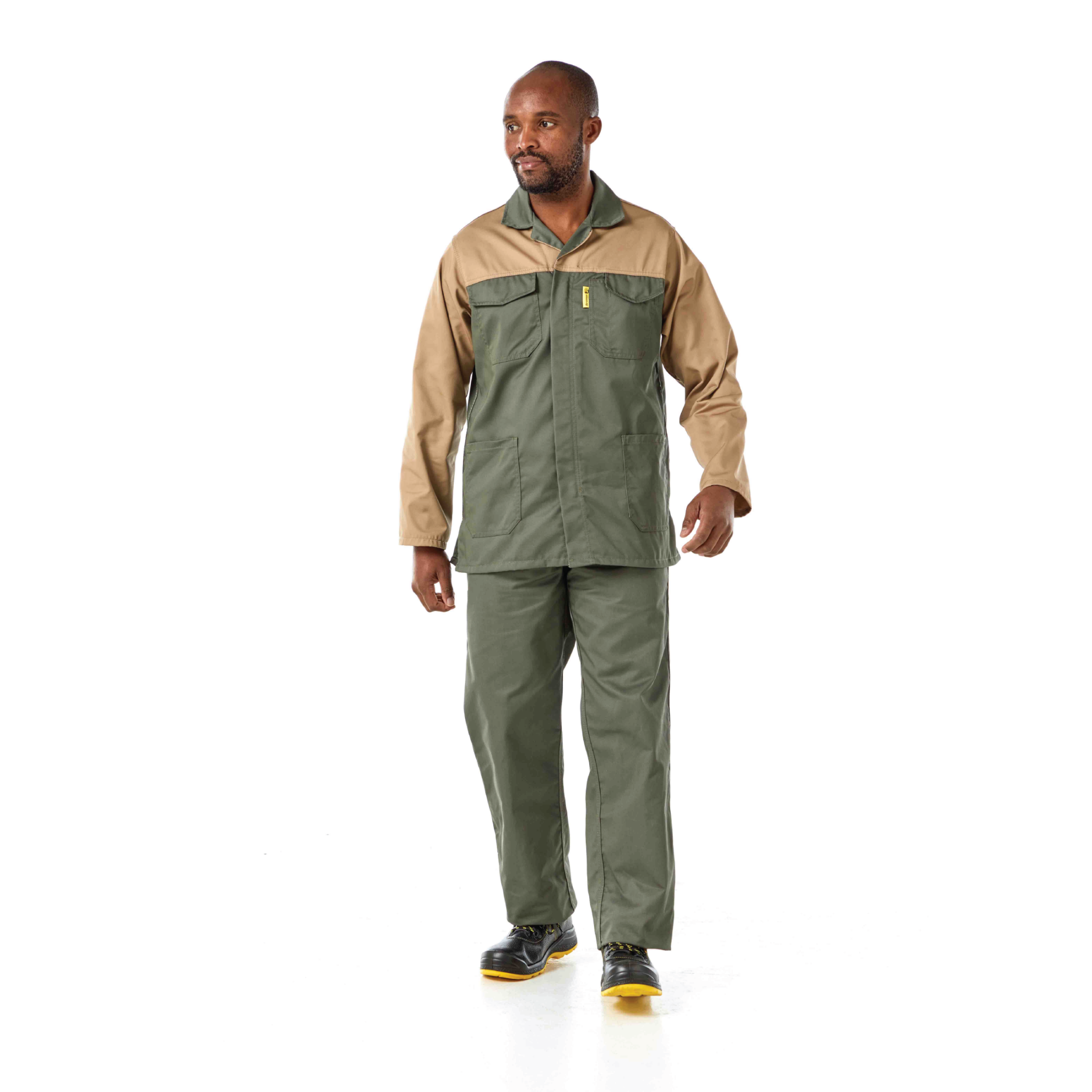 Conti JACKET 65/35 Two Tone Bottle Green/Khaki - Durable & Comfortable