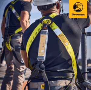 DROMEX Full Body Harness with Scaffold Hooks - Simon Workwear